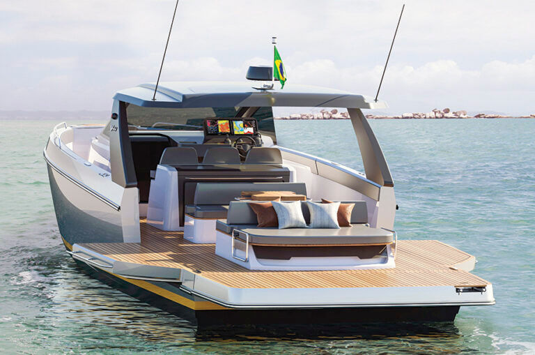 Nova V44 da Schaefer Yachts, modelo walk around promete ser um sucesso ...