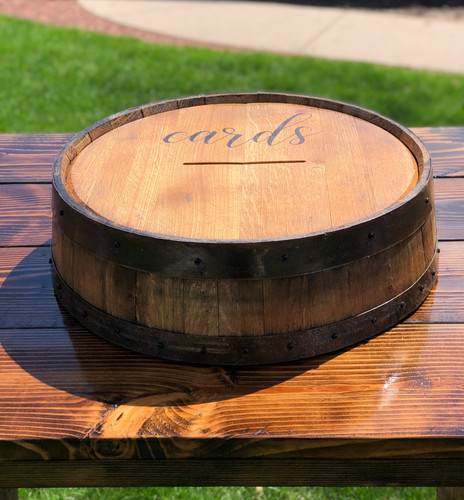 Barrel Card Box Rental | Wisconsin Barrel Co