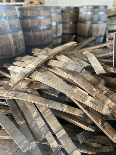 Sets of Whiskey Barrel Staves | Wisconsin Barrel Co