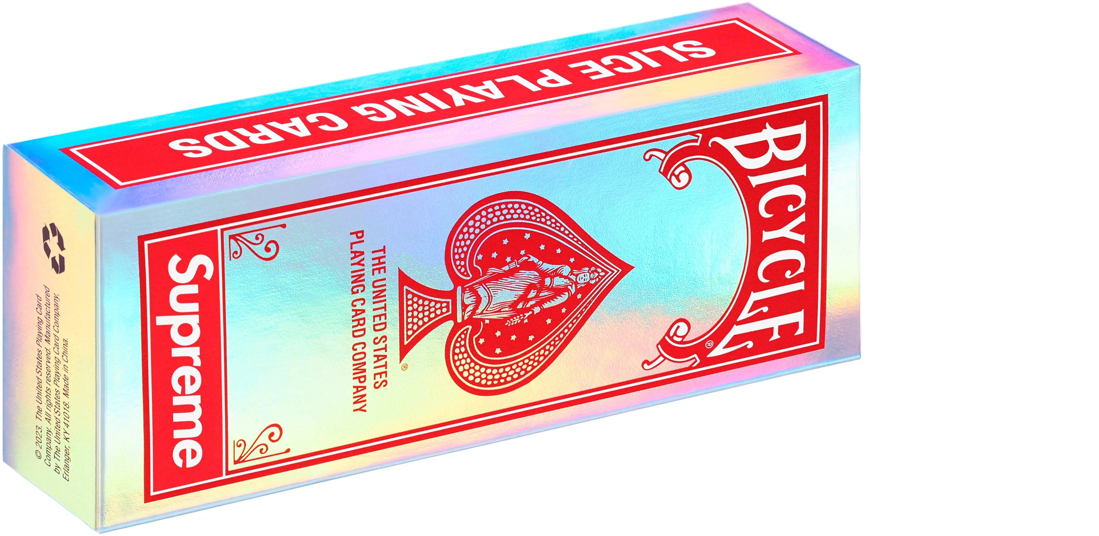 SUPREME X BICYCLE MINI HOLOGRAPHIC SLICE CARDS | 23stor3