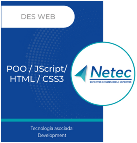 DES WEB | POO / JScript/ HTML / CSS3 | Netec