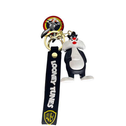 Looney Tunes Slyvester Keychain | En Core: Barbados