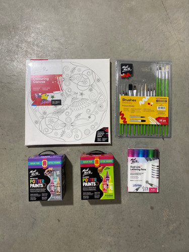 CANVAS PAINT & MARKER PACK | LITTLE ART BIG ART