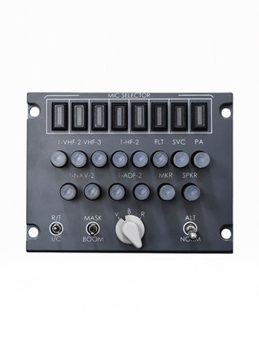 B737 Audio Selector Panel | AGRONN Simulation