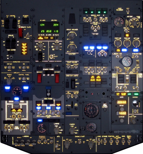 B737 FWD Overhead Panel | AGRONN Simulation