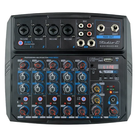 MIXER STUDIO Z 6CH SZM-B660-RE | lec-electronics