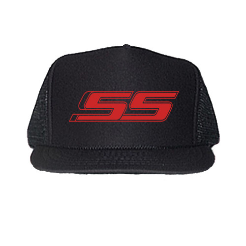"SS" SUPER SPORT BLACK TRUCKER HATS | killscumspeedcult
