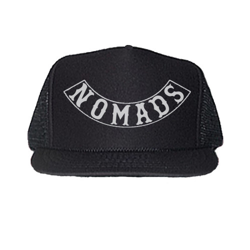 NOMADS BLACK TRUCKER HATS | killscumspeedcult