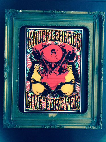 "Knuckleheads live forever" print 13x19 | killscumspeedcult