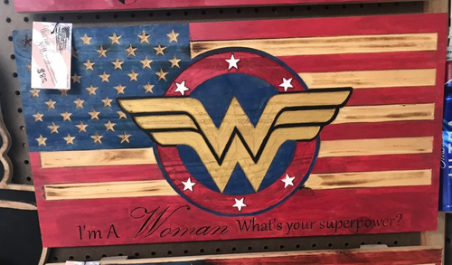 Wonder woman flag | Blaber's Creations