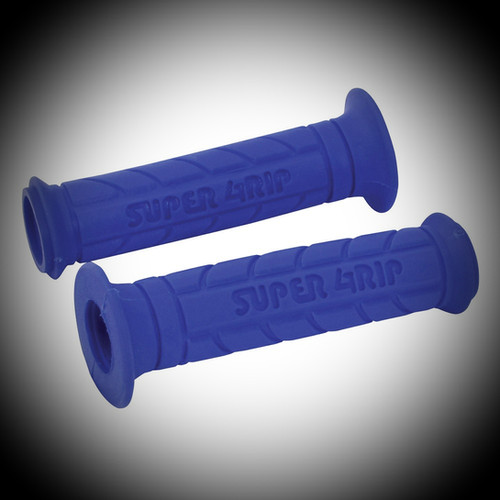 Bike It SuperGrips 130mm Open Ended Handle Grips - Racing Blue | Into Gear