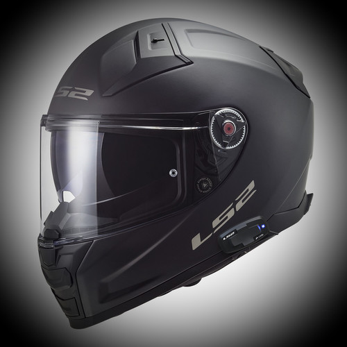LS2-4X FF811Vector II Wireless Bluetooth Matt Black Full Face Helmet ...