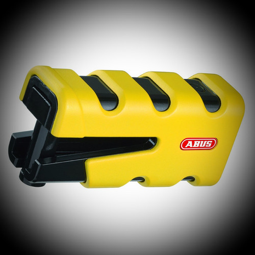 Abus Granit Sledg 77 Grip Disc Lock Yellow Sold Secure Gold | Into Gear