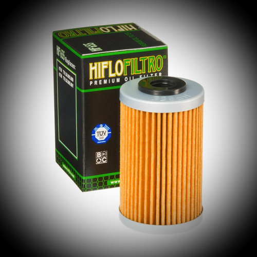 Hi Flo Filtro HF655 Premium Internal Oil Filter | Into Gear