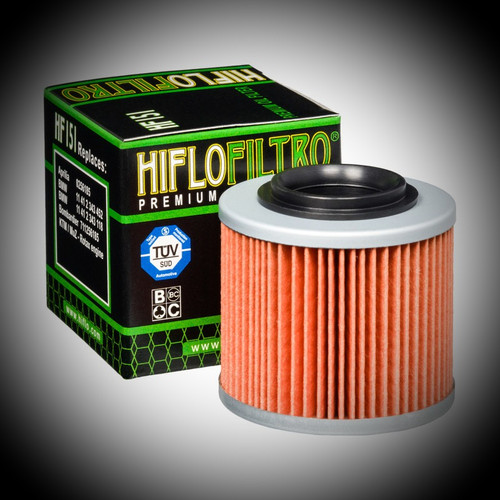 Hi Flo Filtro HF151 Premium Internal Oil Filter | Into Gear