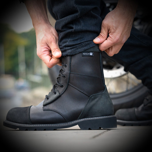 Merlin Bandit Black Men's Heritage Boot | Into Gear