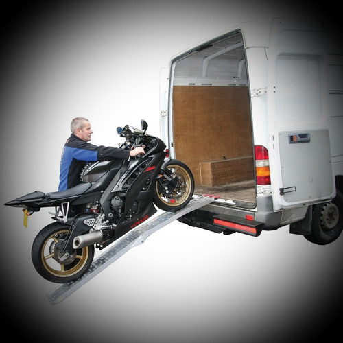 BikeTek Aluminium Folding Loading Ramp 340Kg Load - 2170mm x 230mm ...