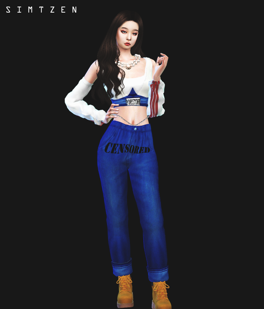 BLACKPINK Jennie 'Pretty Savage' Outfit | Sims 4 CC Download