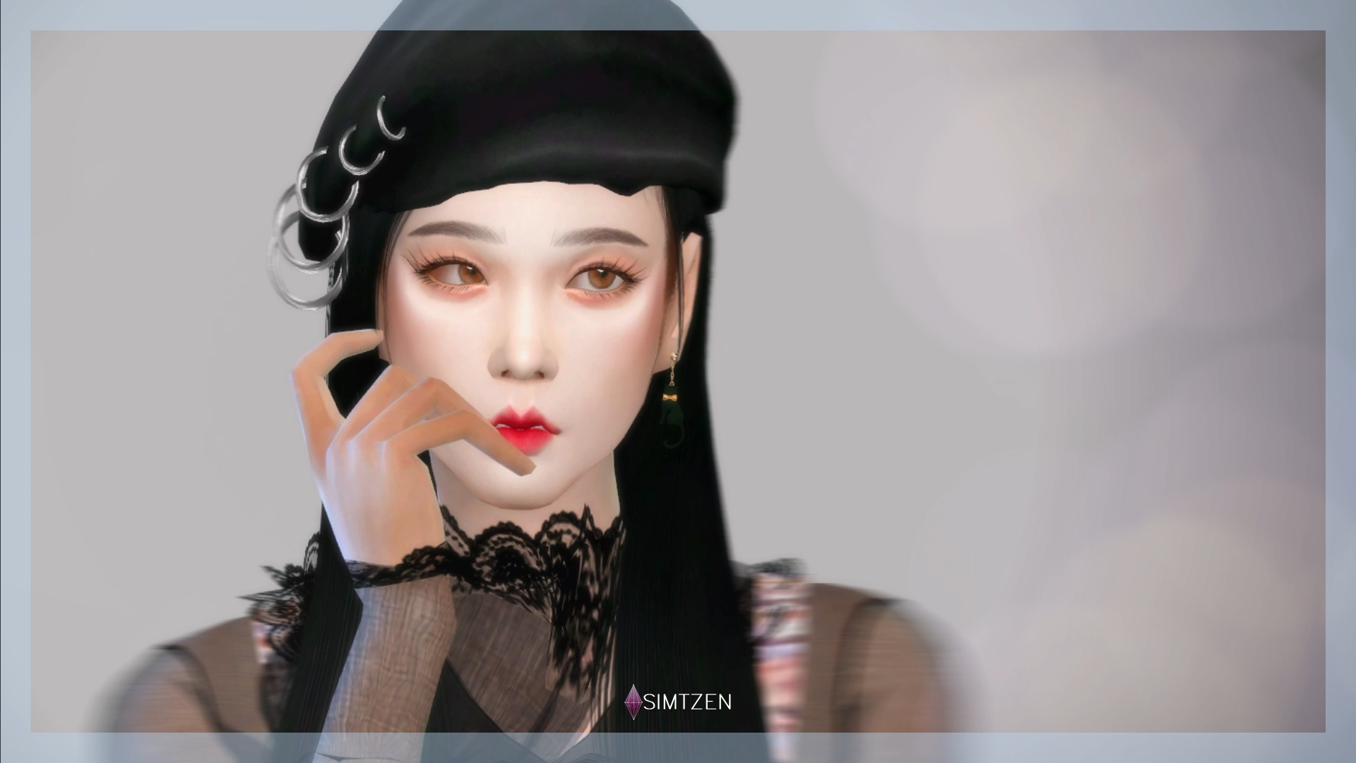 [BLACKPINK Sims4] : Kim Jisoo (Create a Sim)