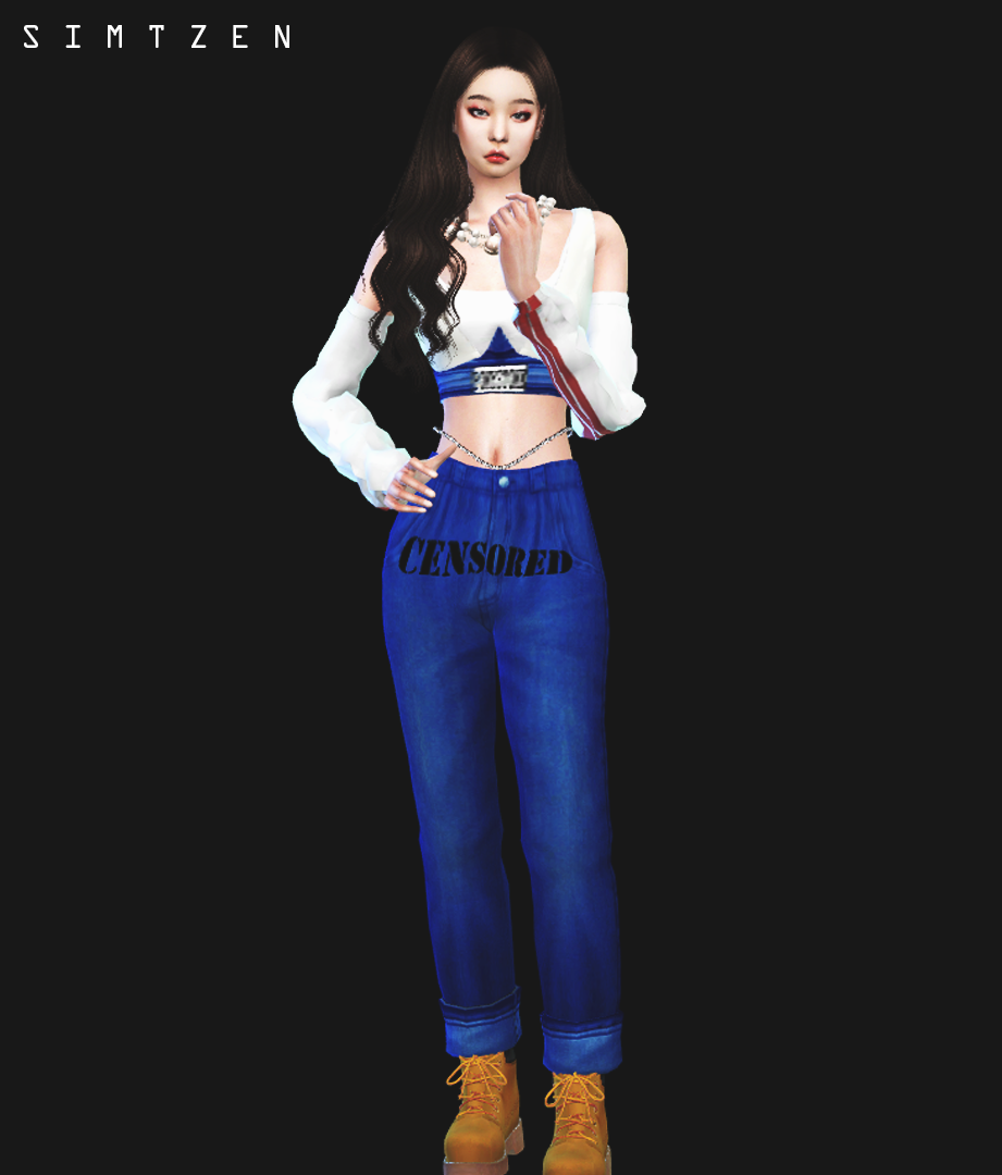 BLACKPINK Jennie 'Pretty Savage' Outfit | Sims 4 CC Download