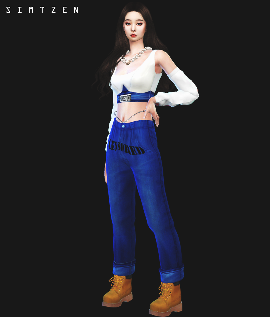 BLACKPINK Jennie 'Pretty Savage' Outfit | Sims 4 CC Download