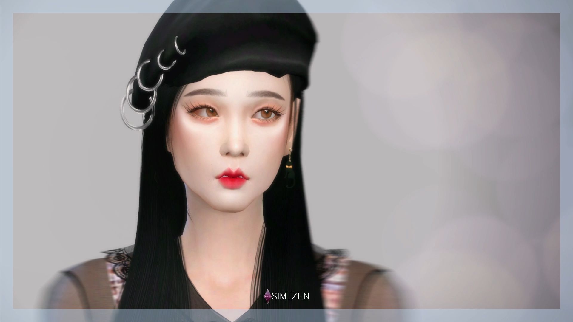 [BLACKPINK Sims4] : Kim Jisoo (Create a Sim)