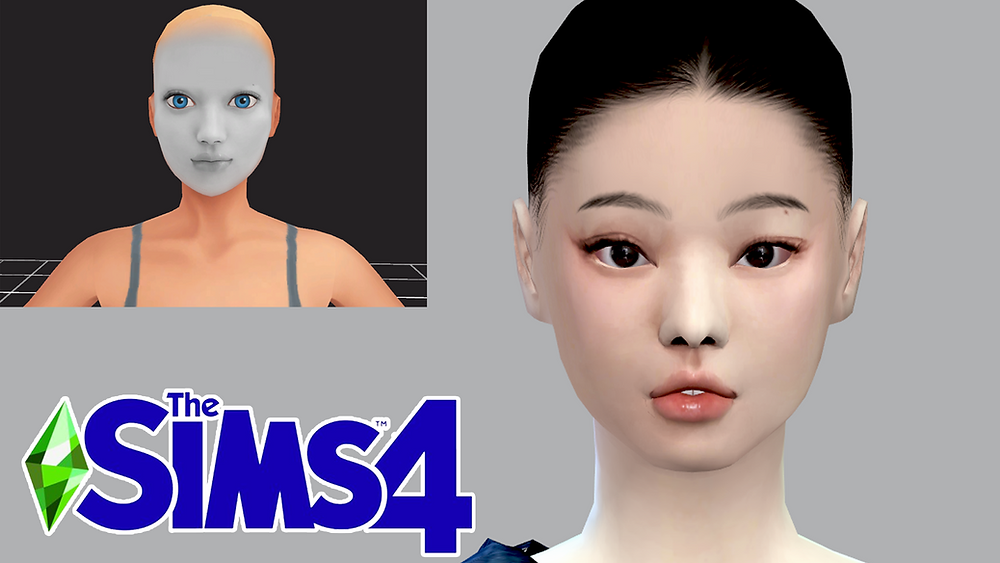 [Sims 4 CC WIP Test] BLACKPINK Jennie Skin Overlay