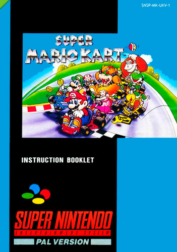 SUPER MARIO KART - MANUAL SNES (UKV version) | Retrokingbox