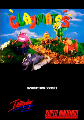 CLAYMATES - MANUAL SNES (USA version) | Retrokingbox