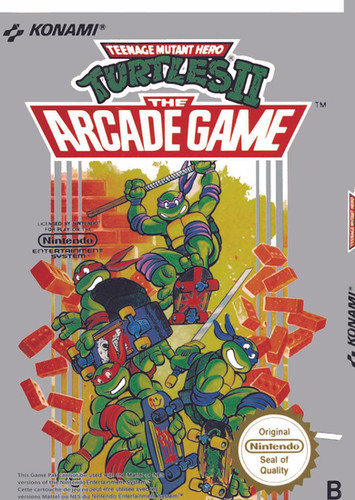 TURTLES 2 ARCADE GAME NES (european version) | Retrokingbox