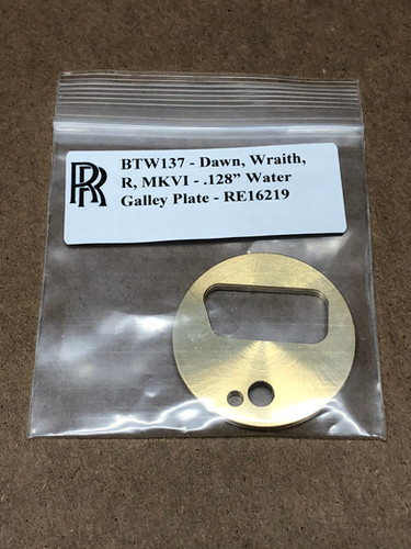 EPW Water Galley Plate .128” thick RE16219 | britishtoolworks