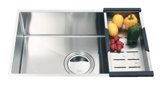 【功林】KL-9477-不銹鋼77公分方槽(大提)(髮絲紋)-本商品不含安裝 | 碇國石材