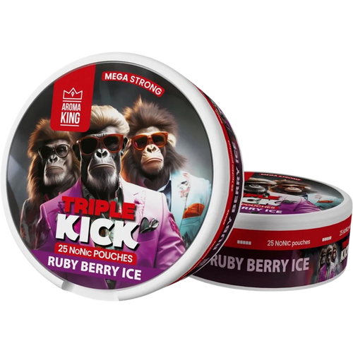 Aroma King NoNic® Triple Kick Ruby Berry Ice - 20mg | THE SNUS LIFE