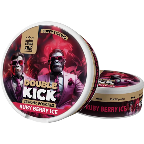 Aroma King NoNic® Double Kick Ruby Berry Ice - 10mg | THE SNUS LIFE