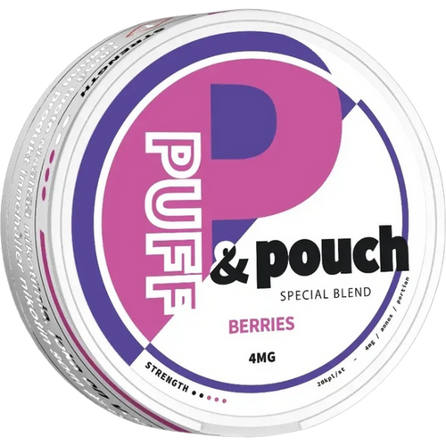 Puff & Pouch Berries - 4mg | THE SNUS LIFE