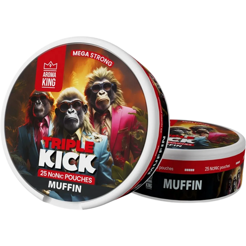 Aroma King NoNic® Triple Kick Muffin - 20mg | THE SNUS LIFE