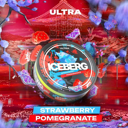 Iceberg XXL Ultra Strawberry Pomegranate - 150mg | THE SNUS LIFE