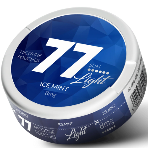 77 Ice Mint Light - 8mg | THE SNUS LIFE