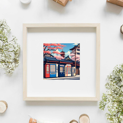 Summer Vending Machines - Japanese Print | Uki Uki