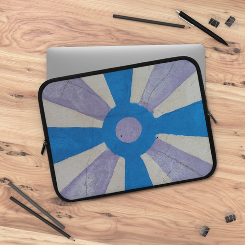 Blue & Lilac Mexican Tile Style Laptop Case | Unique Mexican Tile ...