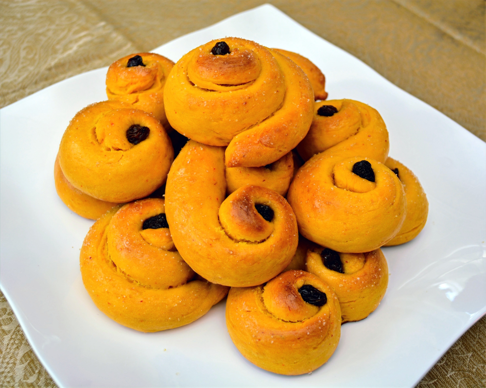 Swedish Saffron Buns (Lussekatter/Lussebullar) | Recipe