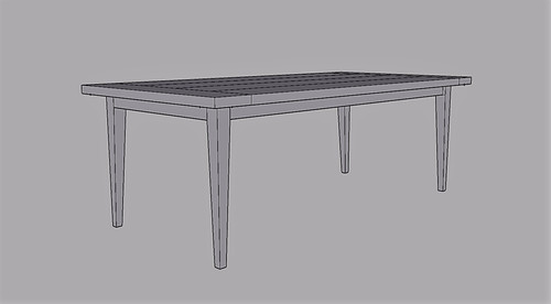 Tapered Leg Table | Furniture by Design
