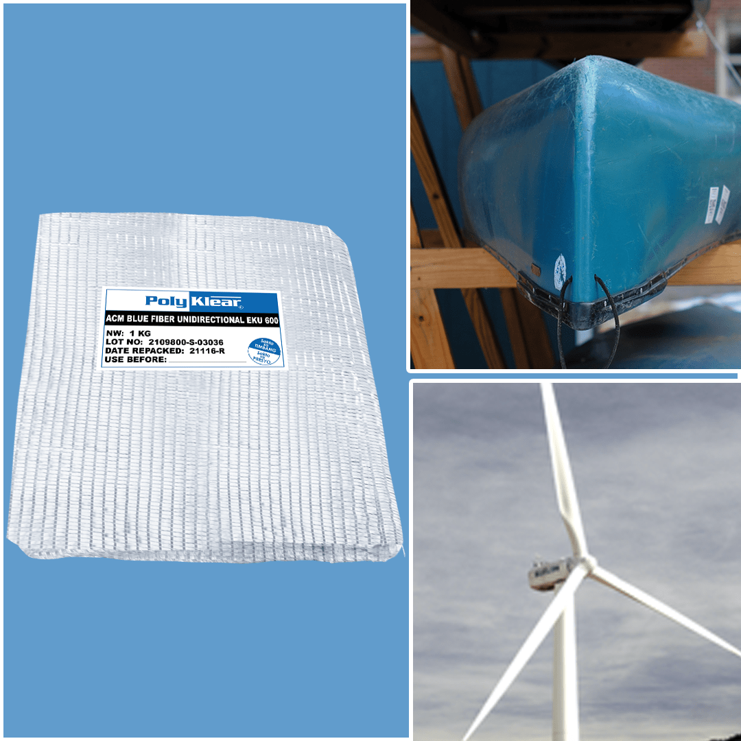 ACM BLUE FIBER UNIDIRECTIONAL EKU 600 | WOVEN OR STITCHED FIBERS