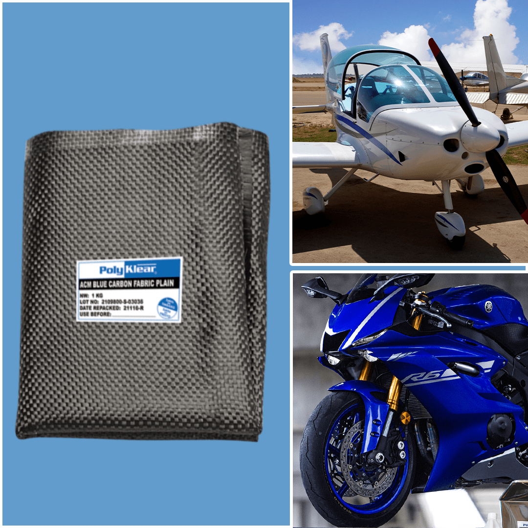 ACM BLUE CARBON FABRIC PLAIN | WOVEN OR STITCHED FIBERS