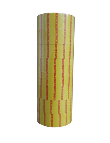 "SALE" Single Line Label - YELLOW/RED | Horizon Packaging