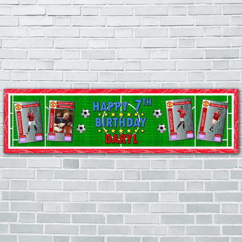 Personalised Invincible Football Birthday Banner | A Token Of Thought