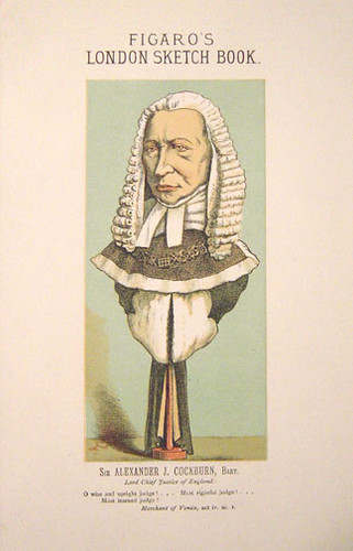 Sir Alexander Cockburn – Lord Chief Justice Print, 1870 ...
