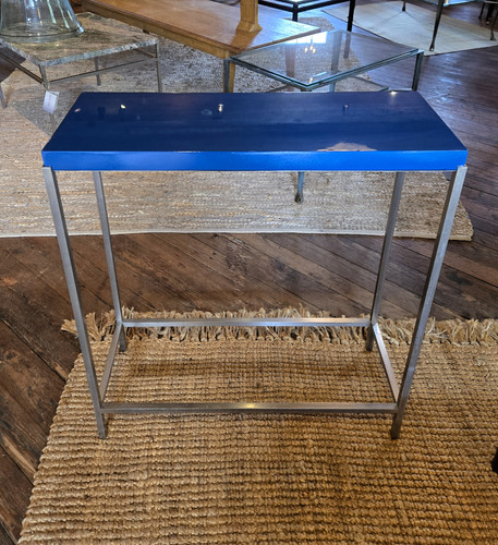 Blue Lacquered Top Console Table | Joseph Stannard Antiques and Design