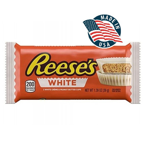 REESE'S 2 PEANUT BUTTER WHITE CUPS CIOCCOLATO BIANCO | littleamericana