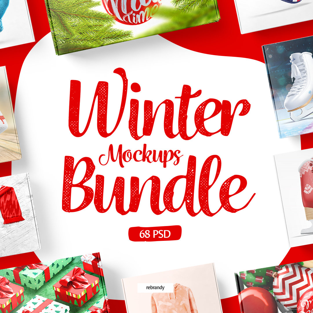 Winter Mockups Bundle - Mock Up by rebrandy for Photoshop, Purchase ...